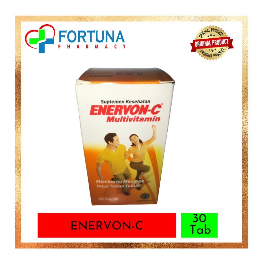 Jual ENERVON C BOTOL 30 TABLET | Shopee Indonesia