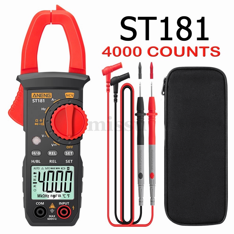 Jual ST181 Digital Clamp Meter tang ampere multitester digital Kabel ...