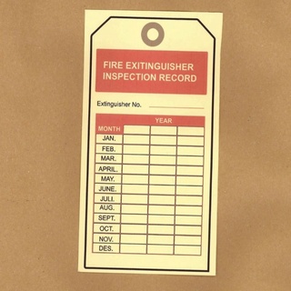 Jual Fire Extinguisher/Kartu Apar/Log Apar | Shopee Indonesia