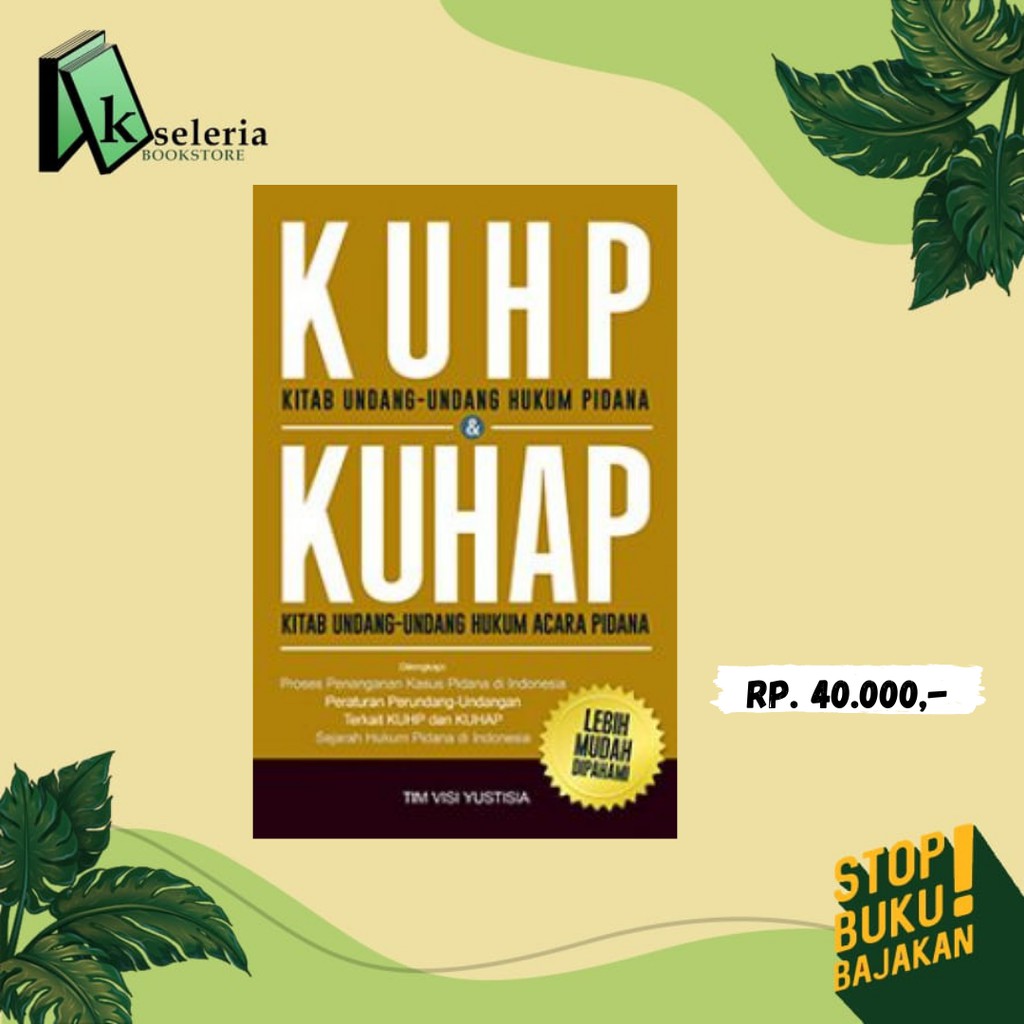 Jual KUHP & KUHAP | Shopee Indonesia