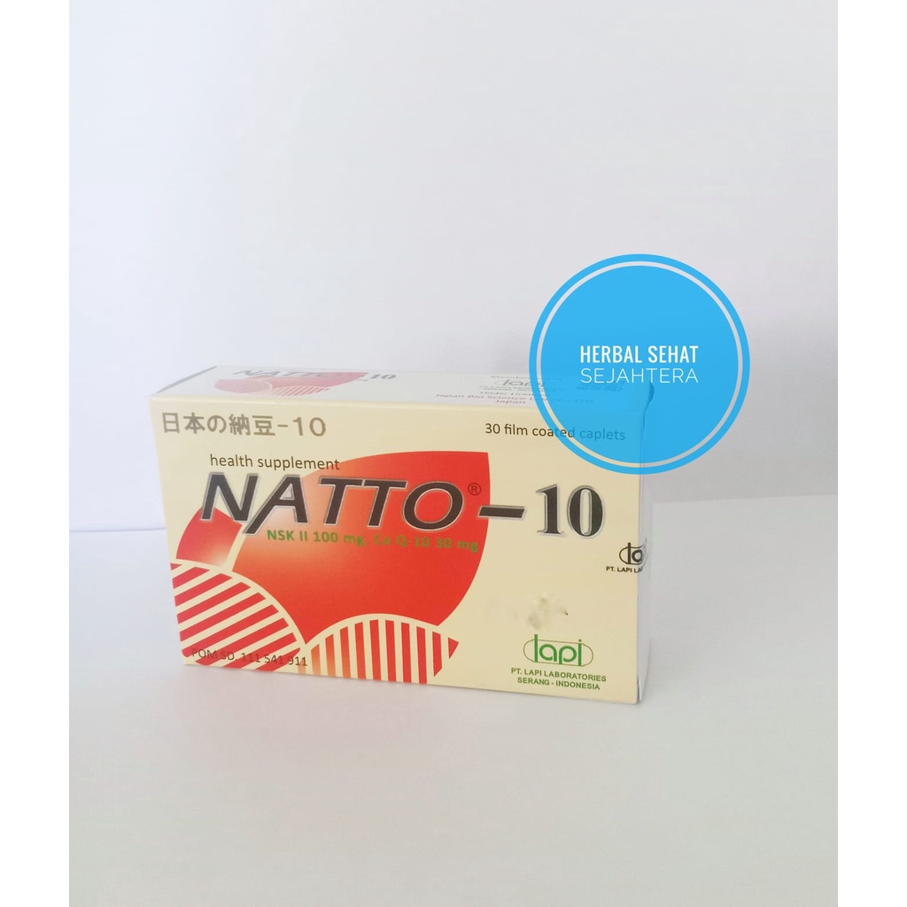 Jual NATTO 10 Natto 10 - Vitamin & Suplemen Jantung - Lapi | Shopee ...