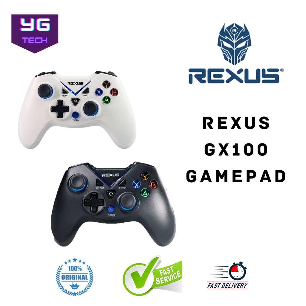 Jual Rexus GX100 Wireless Gaming Gamepad Controller Indonesia|Shopee ...