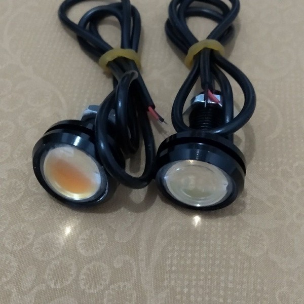 Jual Lampu LED Mata Elang Eagle Eye 12V 23mm Variasi/Aksesoris Motor mobil | Shopee Indonesia