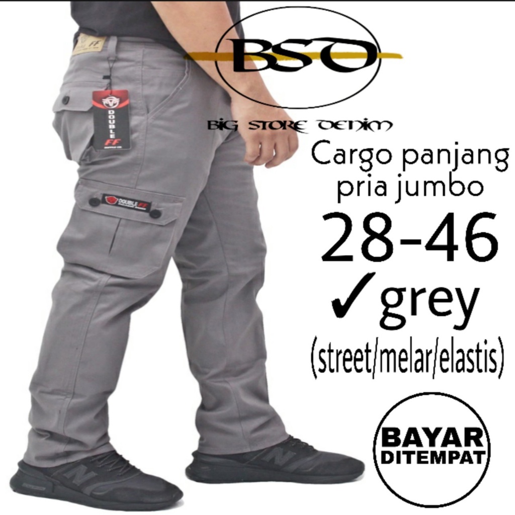 Jual CELANA CARGO BIG SIZE 36-50/celana cargo big size pria/celana ...