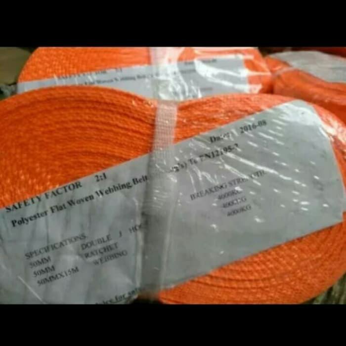 Jual (B2T)TALI RATCHET SANDS WEBBING SLING BEL POLYESTER 25 TON X 12 ...