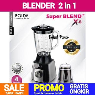 Jual BLENDER + CHOPPER 2 in 1 - BOLDe SUPER BLEND X8 - 1, 5 L | Shopee ...