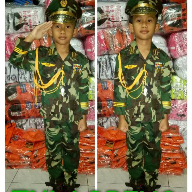 Jual BAJU PROFESI TNI LORENG ANAK | Shopee Indonesia