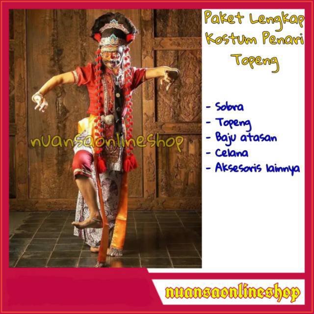 Paket Kostum Penari Tari Topeng | Shopee Indonesia