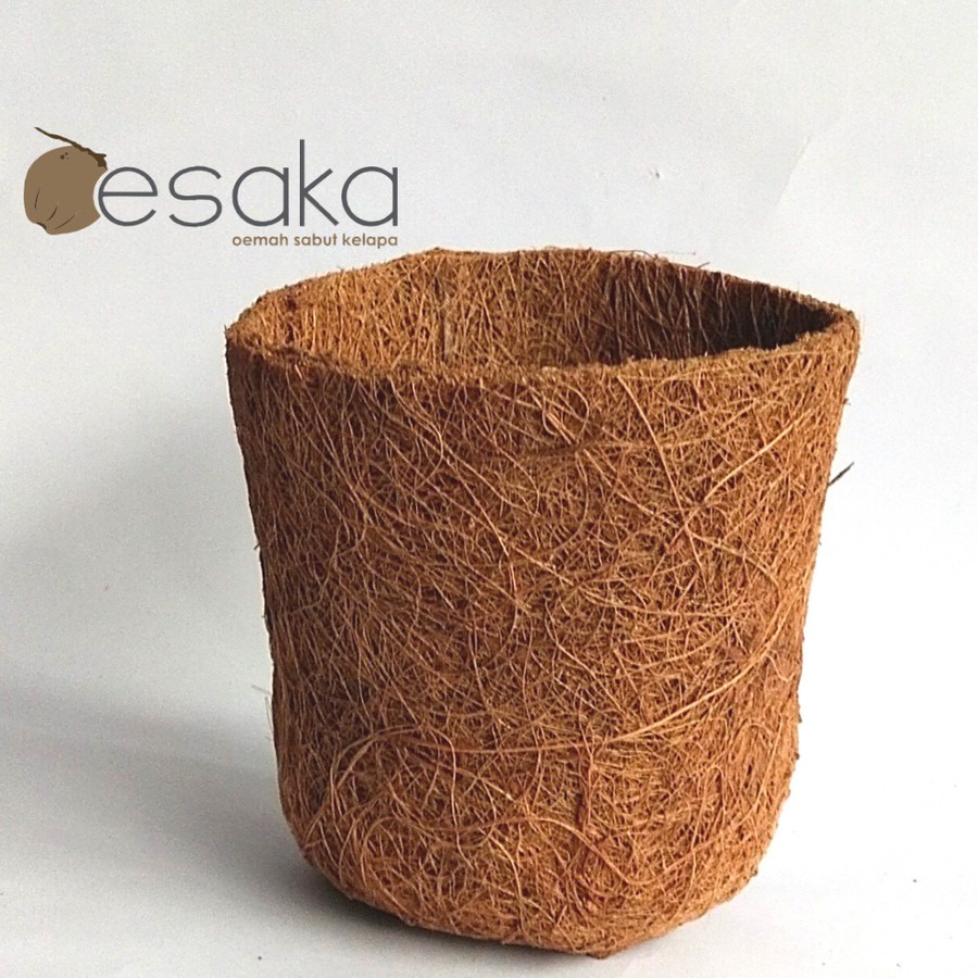 Jual pot sabut kelapa - cocopot - pot anggrek - pengganti polybag - pot ...