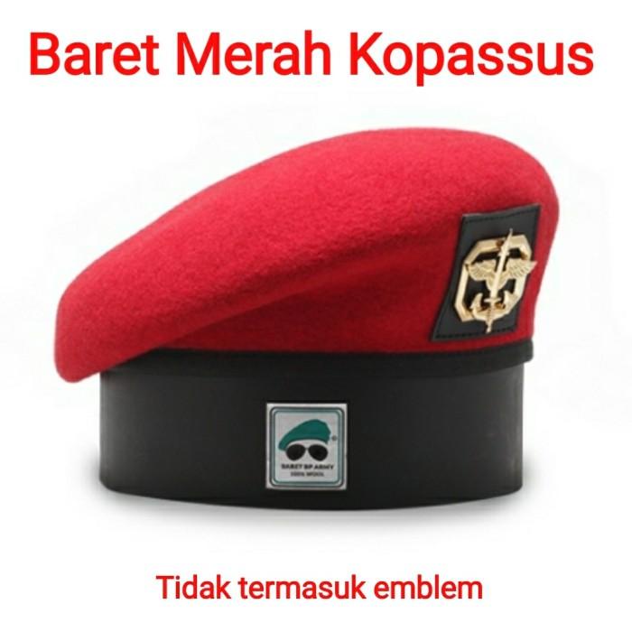 Jual Baret Kopassus - Baret Tni - Baret Merah - Baret Kacamata 92 ... Jual Baret Kopassus - Baret Tni - Baret Merah - Baret Kacamata 92 ...