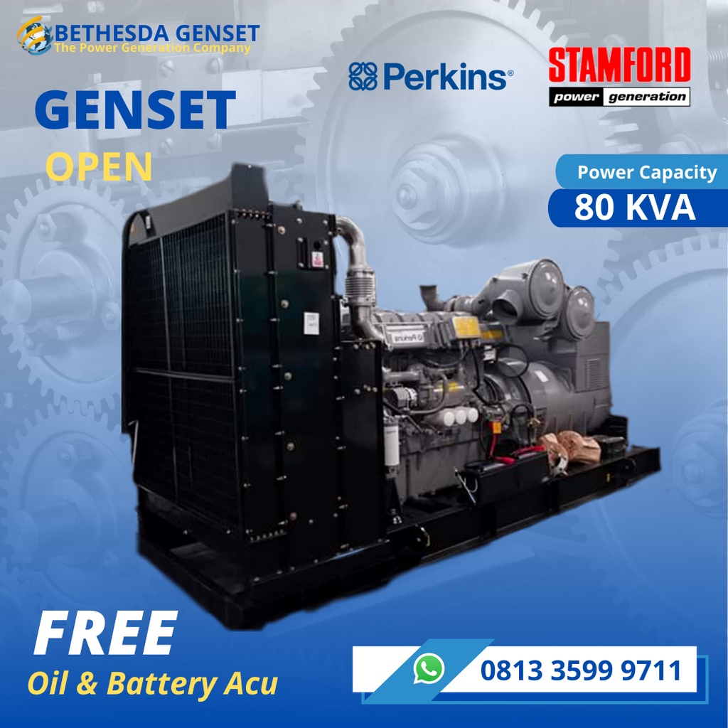 Jual Jual Genset 80 Kva Perkins Murah Supplier Genset Surabaya | Shopee ...