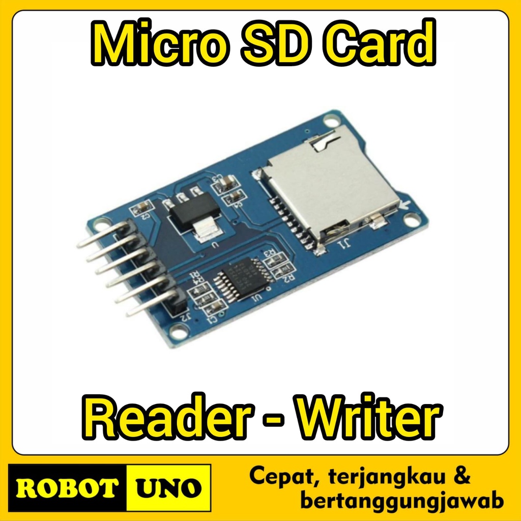 Jual MicroSD Card Module Reader Baca Tulis Kartu Micro SD for Arduino/ARM | Shopee Indonesia