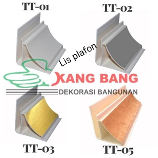 Jual lis plafon / list plafon sudut pvc / lis profil plafon Indonesia ...