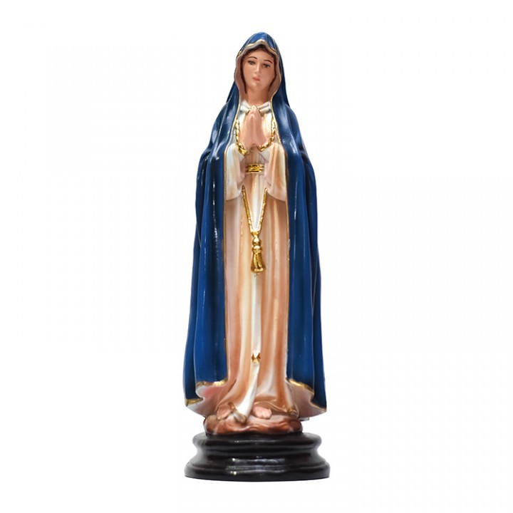 Jual Patung Bunda Maria Fatima 30cm / Biru Tua - Patung Rohani - Patung ...
