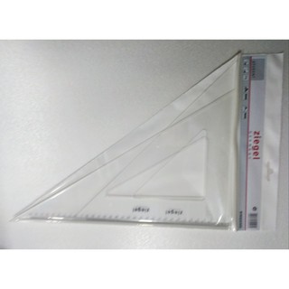 Jual PENGGARIS SEGITIGA ZIEGEL ROTRING / SEGITIGA BESAR NO 12 23CM/33CM ...