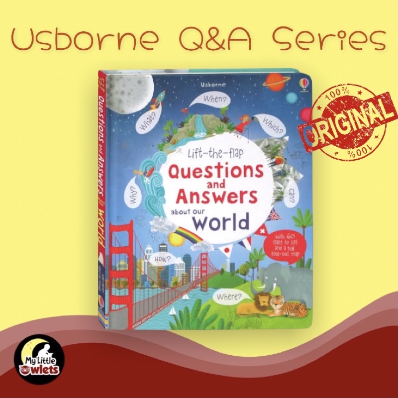 Jual Usborne Questions and Answers About World | Shopee Indonesia