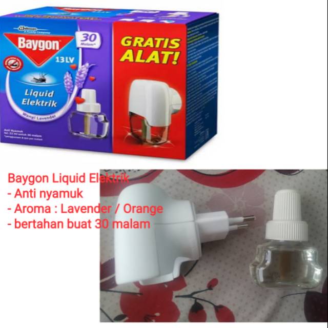 Jual EKONOMIS!!! Baygon obat nyamuk liquid elektrik + gratis alat / Baygon gratis alat Indonesia ...