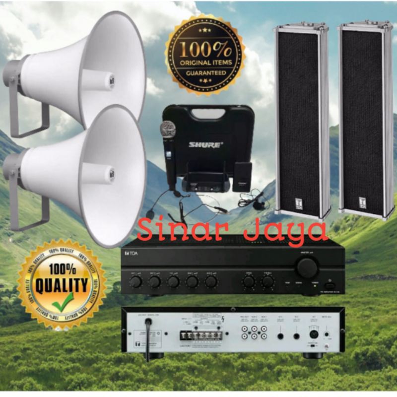 [ Best Seller ] Paket Speaker Toa Sound system Garansi Resmi ORIGINAL ...