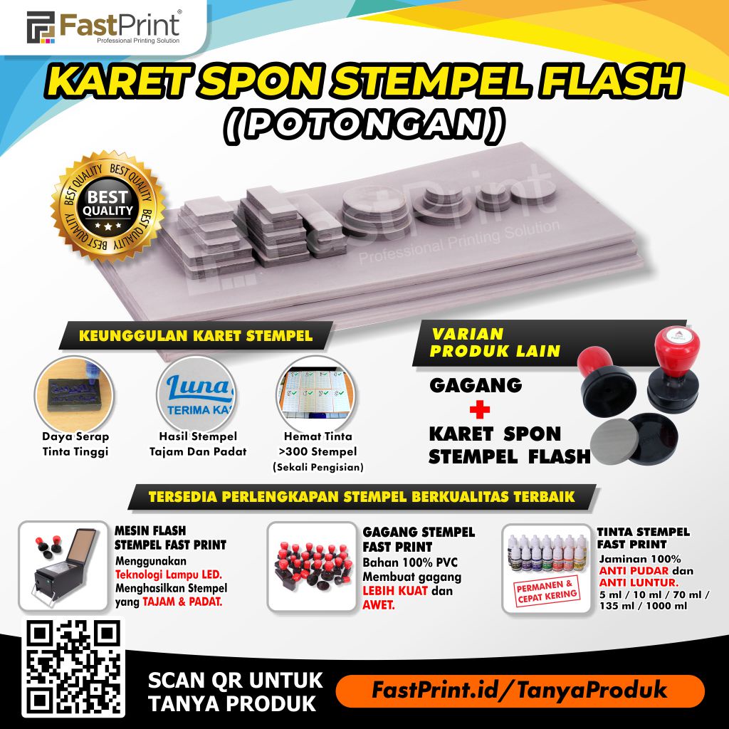 Jual Karet Busa Spon Stempel Model Kotak 22X67 MM | Shopee Indonesia