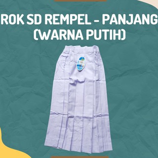 Jual ROK RAMPEL MAXI PANJANG SD - WARNA PUTIH MEREK SERAGAM | Seragam ...