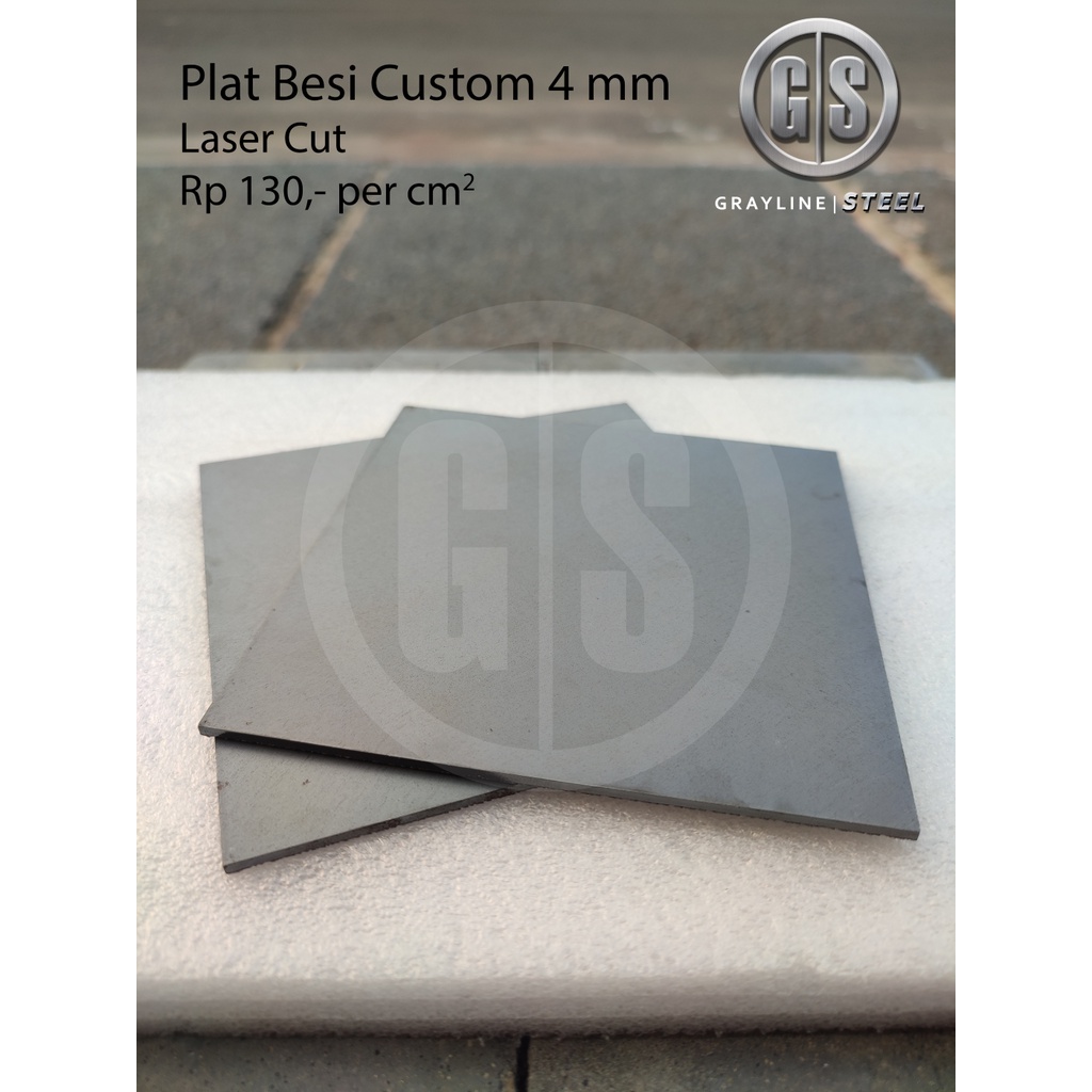 Plat Besi Custom - 4 mm - Laser Cut | Shopee Indonesia