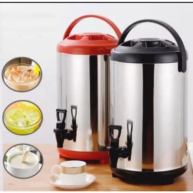 Jual BUCKET MILK TEA/TERMOS PANAS DINGIN WADAH TEMPAT DISPENSER AIR ...