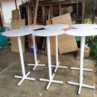 Jual Meja Cafe Resto Bulat Diameter 60cm Tinggi 110cm Meja Bar ...