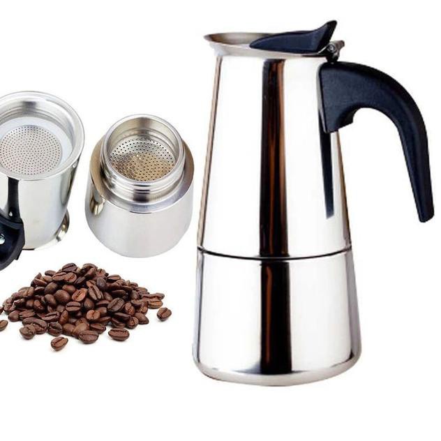 Jual Alat pembuat kopi / Espresso Coffee Maker 300ml Teko Kopi Moka Pot ...