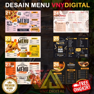 DESAIN MENU PROFESIONAL | DESAIN MENU RESTO | DESAIN BOARD MENU ...