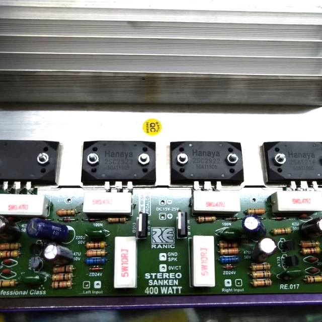 Kit power amplifier sanken 2x400w stereo ( 845 ) | Shopee Indonesia