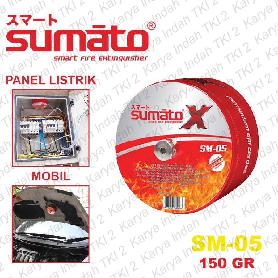 Jual Alat Pemadam Api Sumato SM-05 Mini Fire Extinguisher Rumah SM05 ...