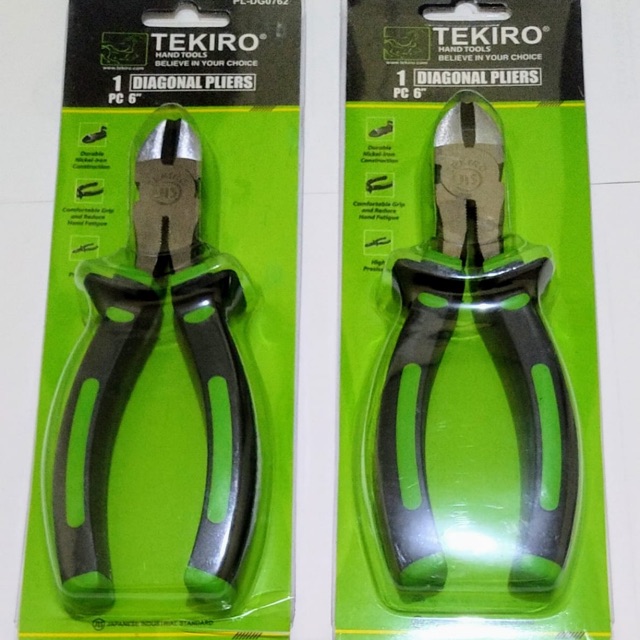 Jual TEKIRO TANG POTONG 6 INCH / DIAGONAL CUTTING PLIERS TEKIRO | Shopee Indonesia