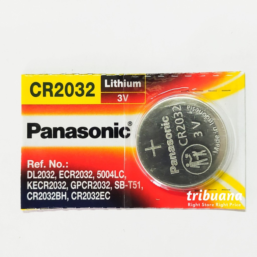 Jual Button Cell - Panasonic - Lithium Cell Cr2032 3V Indonesia|Shopee ...