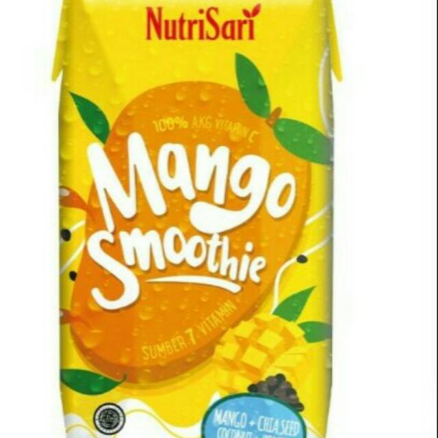 Nutrisari mango smoothie_ 200ml | Shopee Indonesia