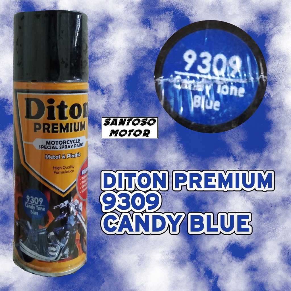 Jual Diton Premium 9309 Candy Tone Blue Biru Candy Cat Semprot Aerosol ...
