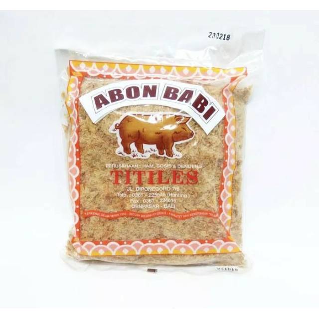 Jual Abon Babi "Titiles" Khas Bali 500gr | Shopee Indonesia