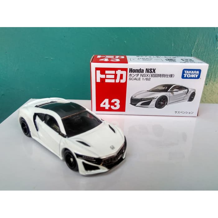 Jual Tomica No 43 HONDA NSX White putih Diecast miniatur Mobil Takara Tomy reguler Harga murah ...