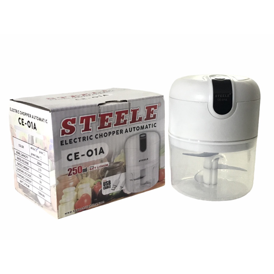 Jual Jual Electric Food Chopper Listrik Automatic STEELE CE-01A 250ml ...