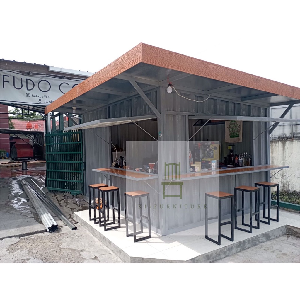 Jual Booth custom container 010 / container cafe | Shopee Indonesia