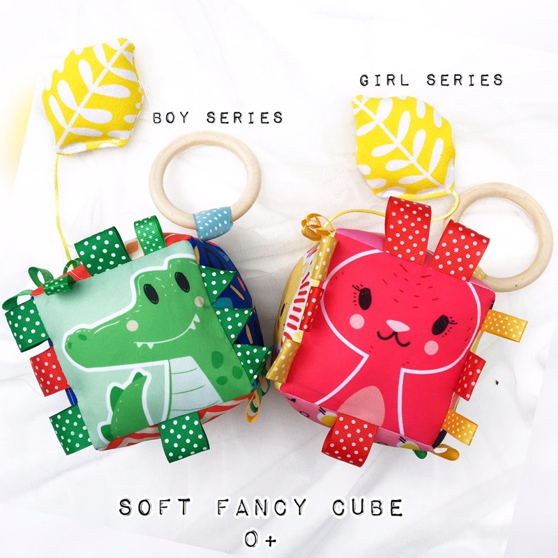 Jual SOFT FANCY CUBE FOR 0+ BABYGIRL / BABYBOY / BONEKA BANTAL TUMMY ...