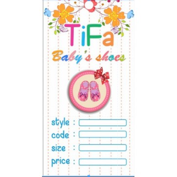 Jual HANGTAG / HANG TAG / LABEL 3x9 (FREE DESAIN) Indonesia|Shopee ...