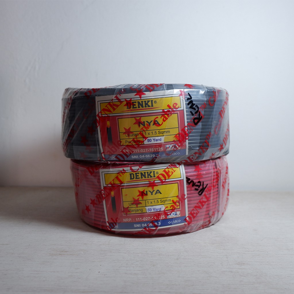 Jual Kabel Listrik Tunggal NYA / Kabel Kawat / Kabel Engkel Murah Denki ...