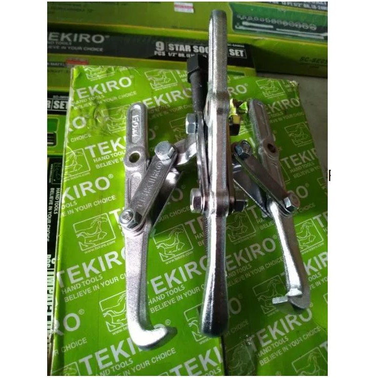 Jual TEKIRO Treker Kaki 3 ukuran 8" - 10" - 12 INCH / Three Arm Gear ...