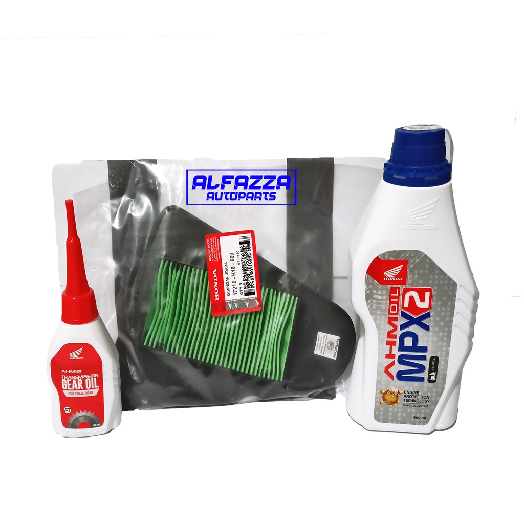 Jual PAKET FILTER UDARA BEAT FI DAN OLI MPX2 PLUS OLI GARDAN AHM ...