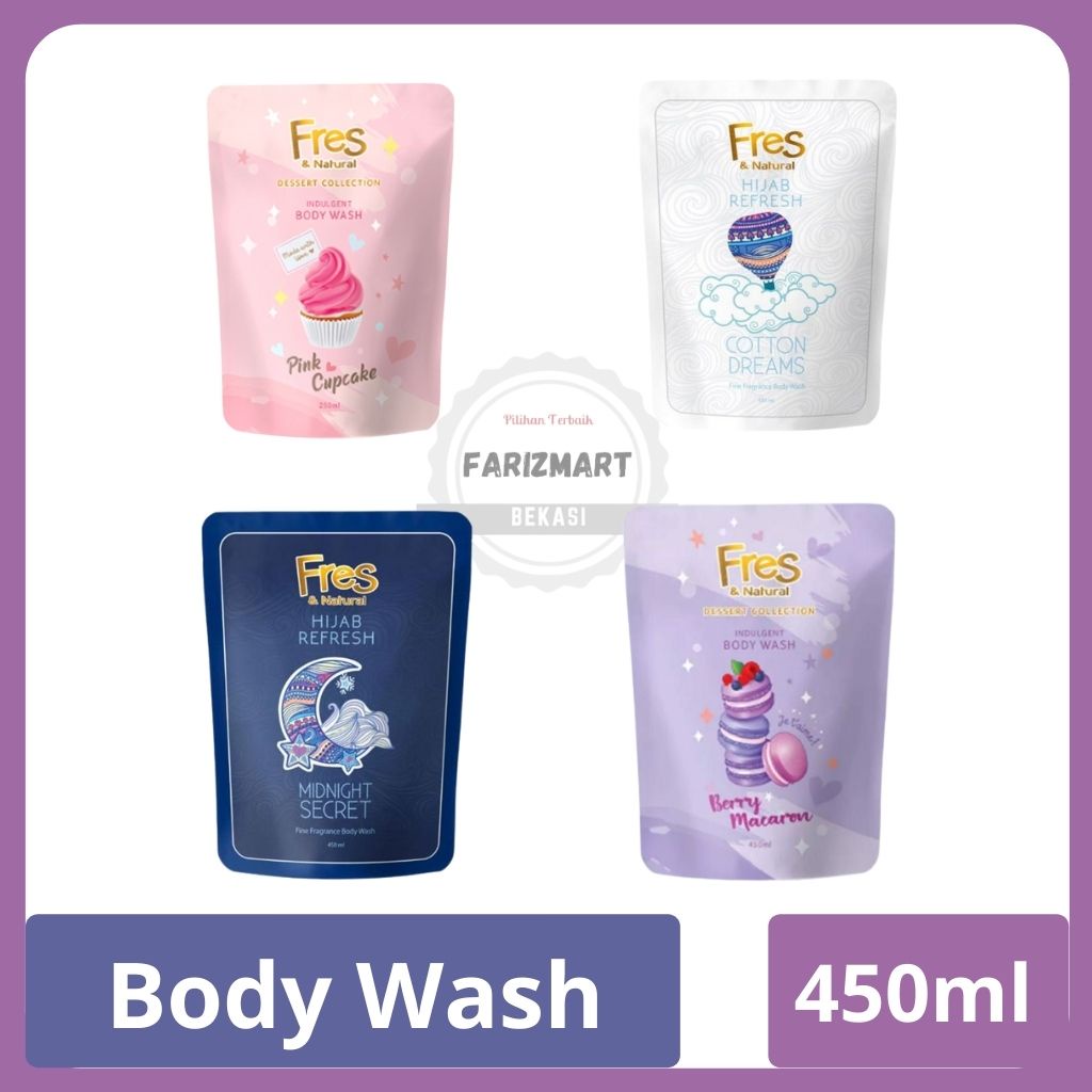 Jual Bodywash Fres&Natural Sabun Mandi Cair 450ml | Shopee Indonesia