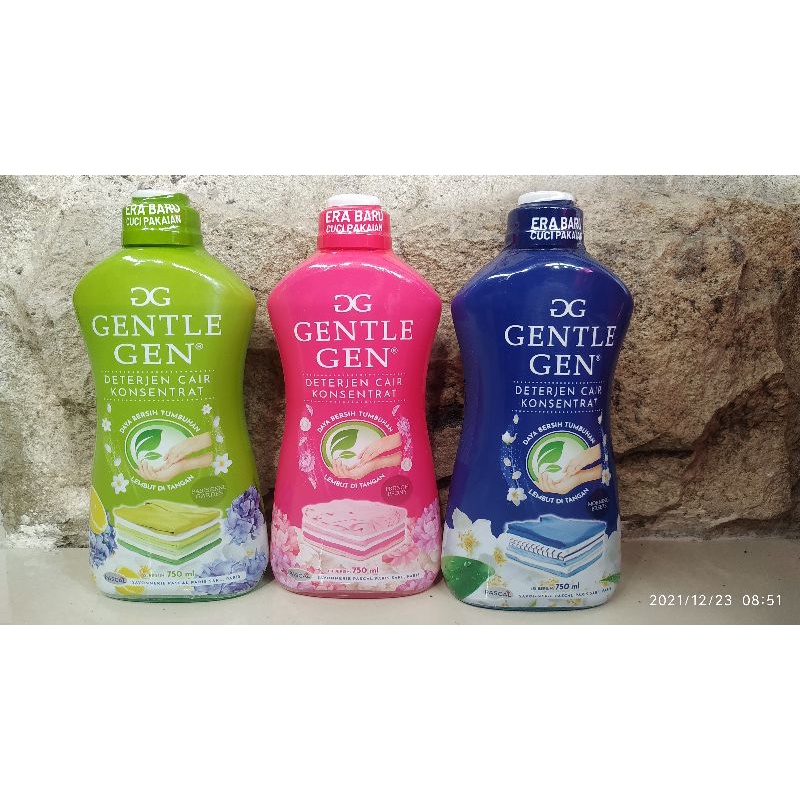 Jual Gentle Gen Deterjen Cair Konsentrat 750 ml | Shopee Indonesia