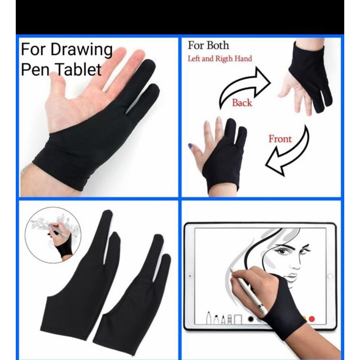 Jual Glove Sarung Tangan Drawing Pen Tablet Huion Wacom Veikk | Shopee ...
