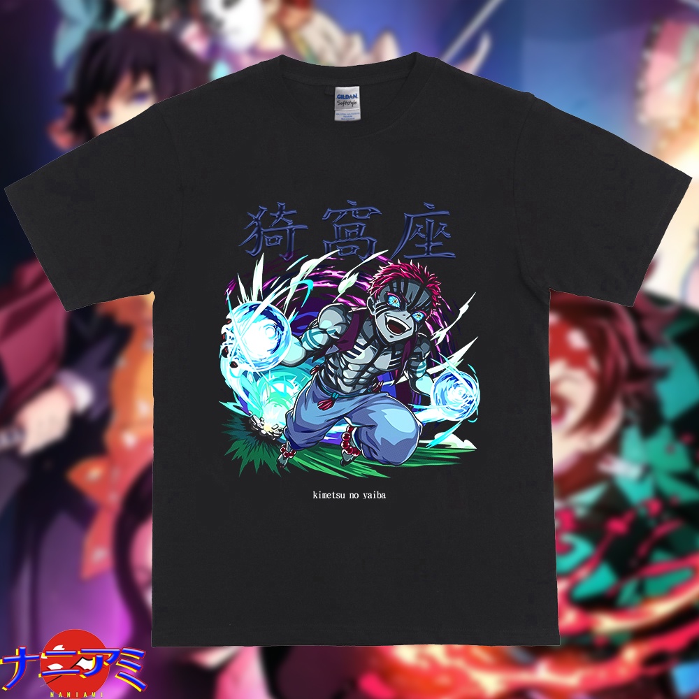Jual Kaos Anime Tshirt Demon Slayer Akaza Baju Anime Merchandise ...