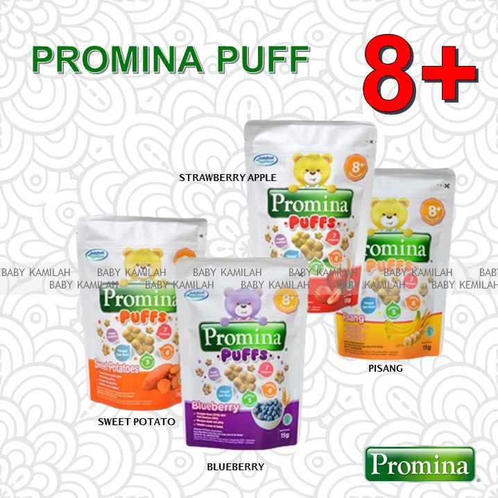 Jual PROMINA PUFF 15gr Rasa PISANG/ STRAWBERRY APEL / BLUEBERRY ...
