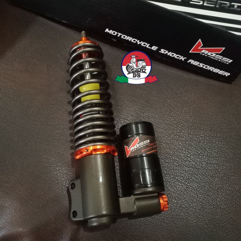 Jual Shock Tabung Vrossi Grey Front Vespa S LX LXV | Shopee Indonesia
